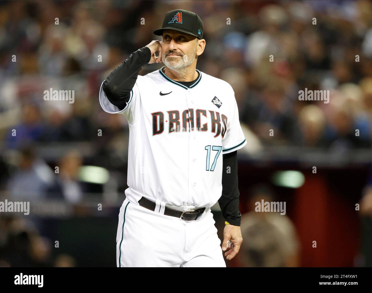 Phoenix, United States. 30th Oct, 2023. Arizona Diamondbacks manager ...