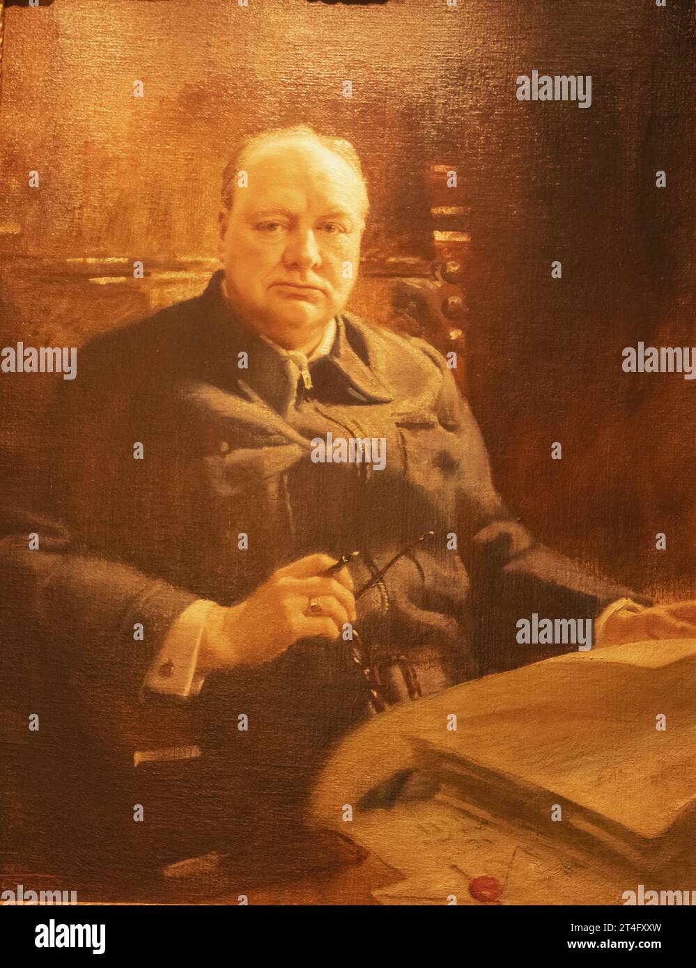 Chartwell house interior hi-res stock photography and images - Alamy