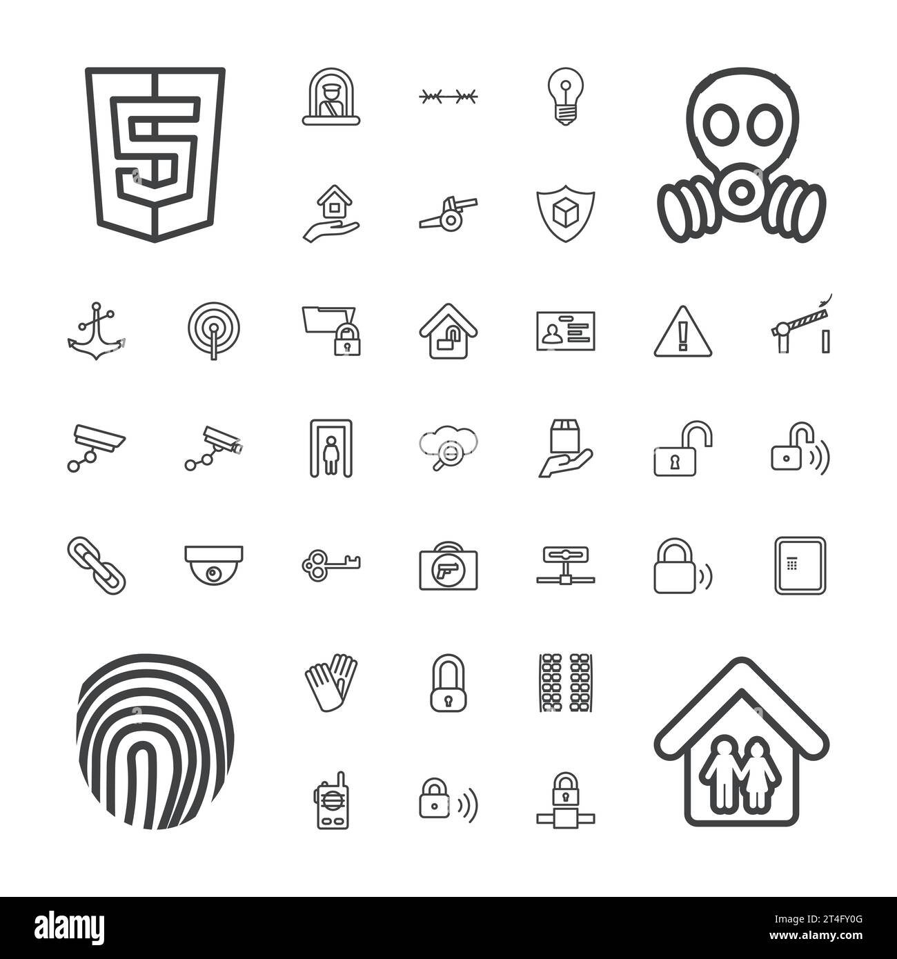 House of road security Stock Vector Images - Alamy