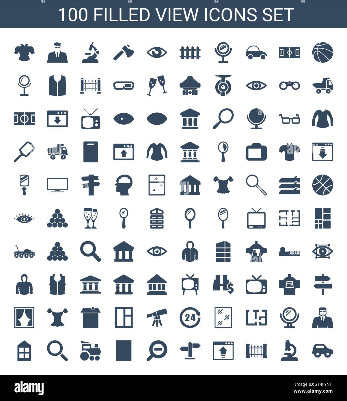 View icons Royalty Free Vector Image Stock Vector Image & Art - Alamy