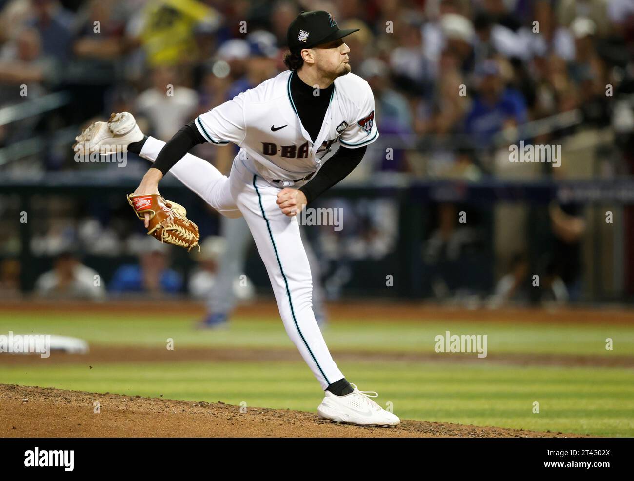 Arizona relief pitcher kyle nelson hi-res stock photography and images ...