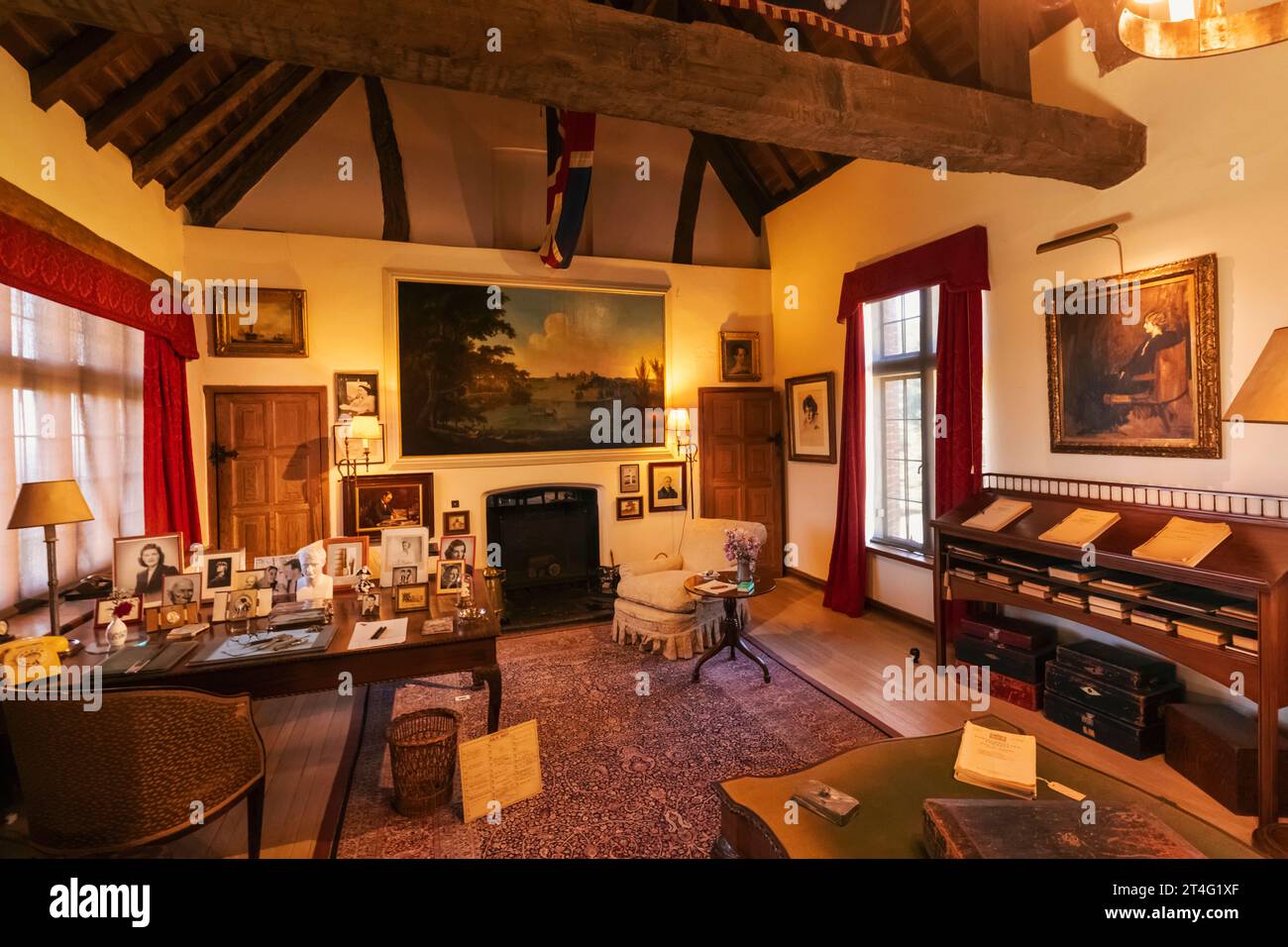 England, Kent, Westerham, Chartwell, Winston Churchill's Home, The ...