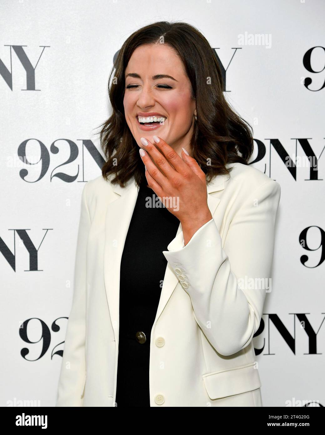 Former White House aide Cassidy Hutchinson poses backstage before ...