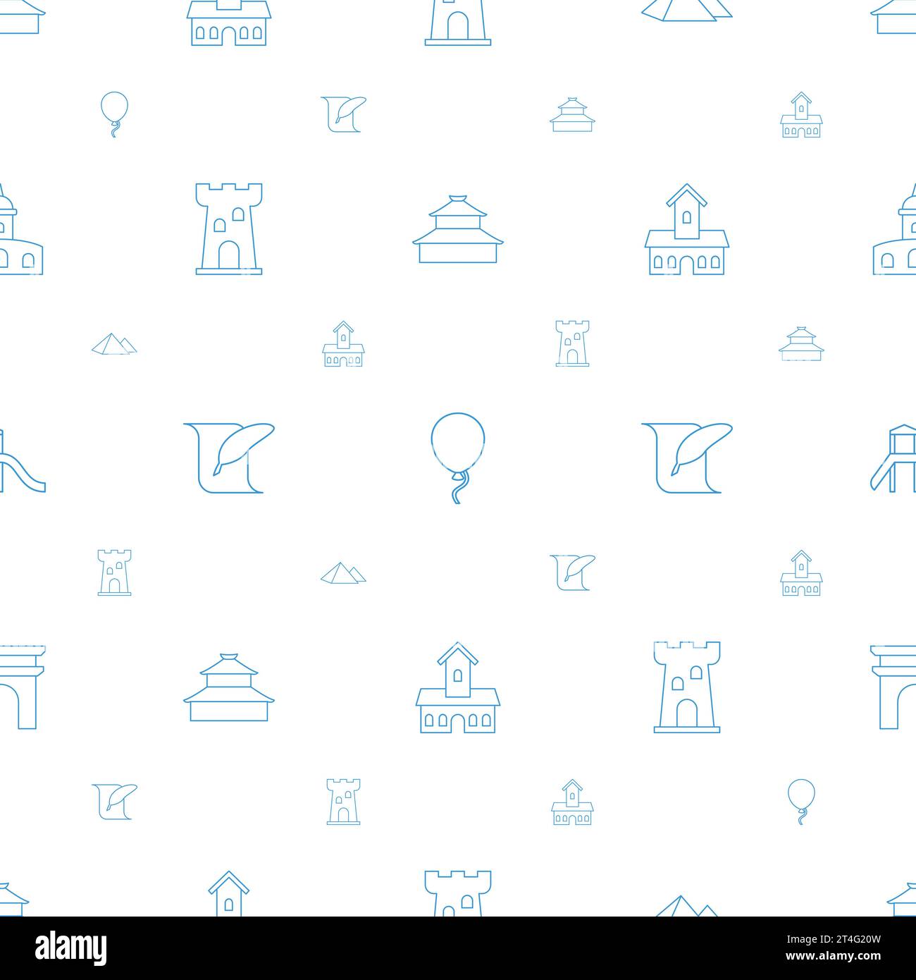 History icons pattern seamless white background Vector Image Stock ...