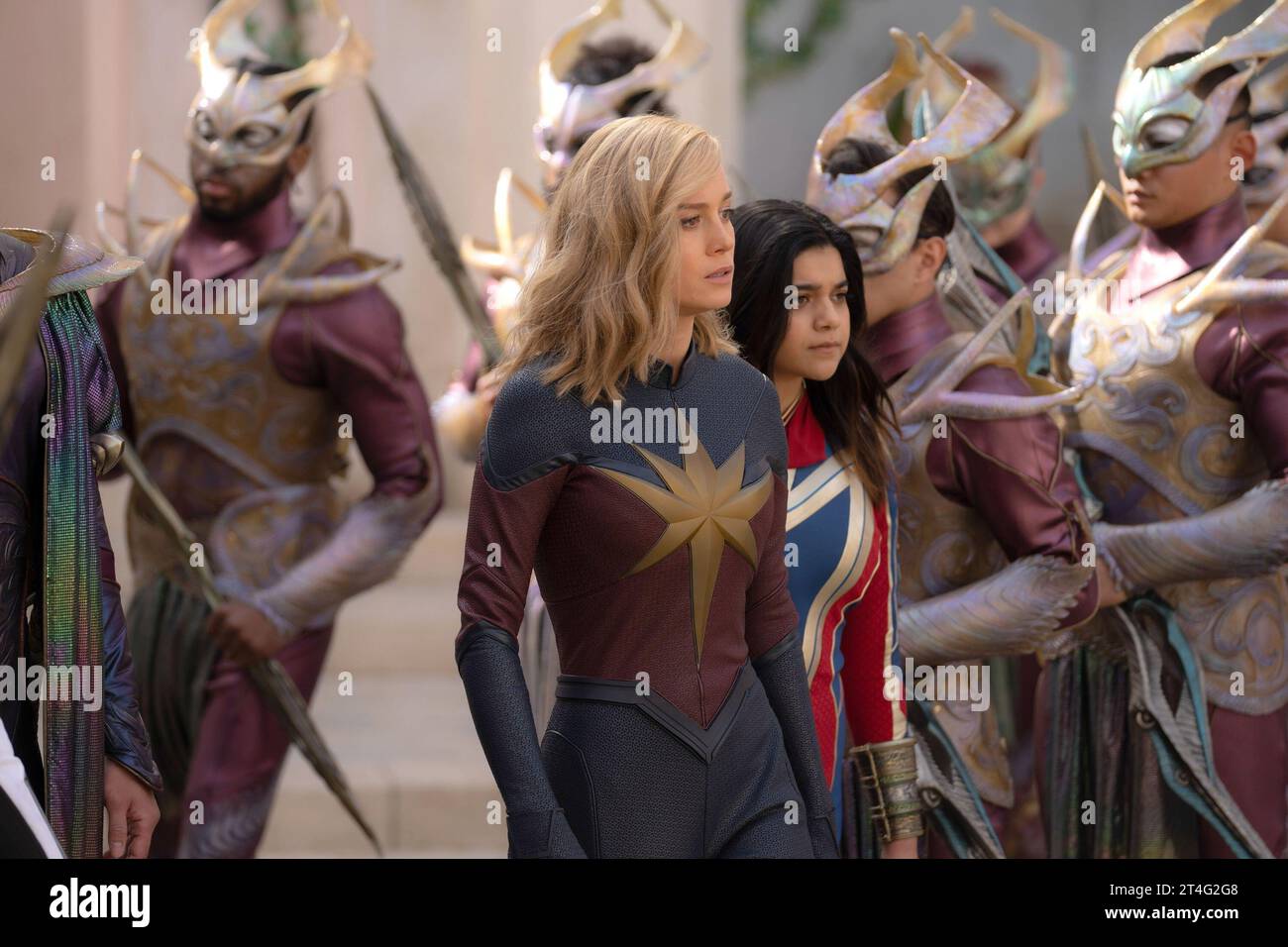 THE MARVELS, (aka CAPTAIN MARVEL 2), from left: Brie Larson as Captain ...