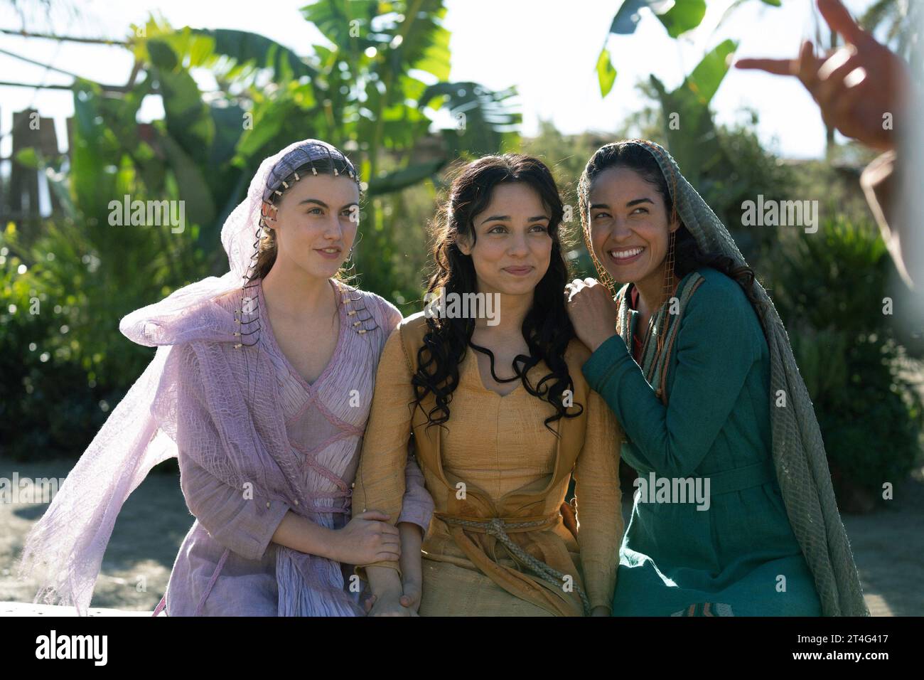 JOURNEY TO BETHLEHEM, from left: Stephanie Gil, Fiona Palomo as Mary ...