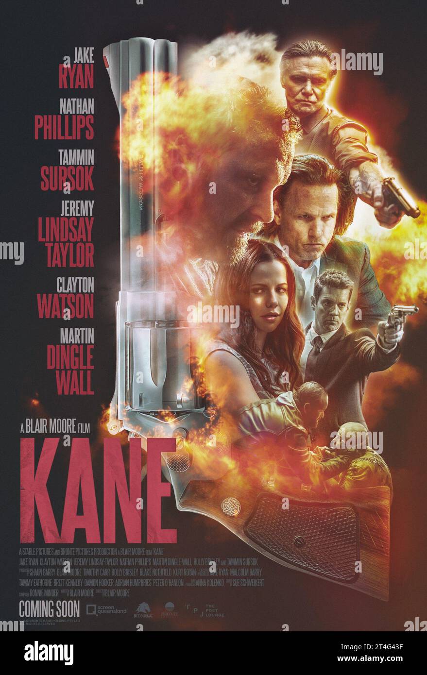 KANE, poster, from top: Jeremy Lindsay Taylor, Nathan Phillips, Martin ...