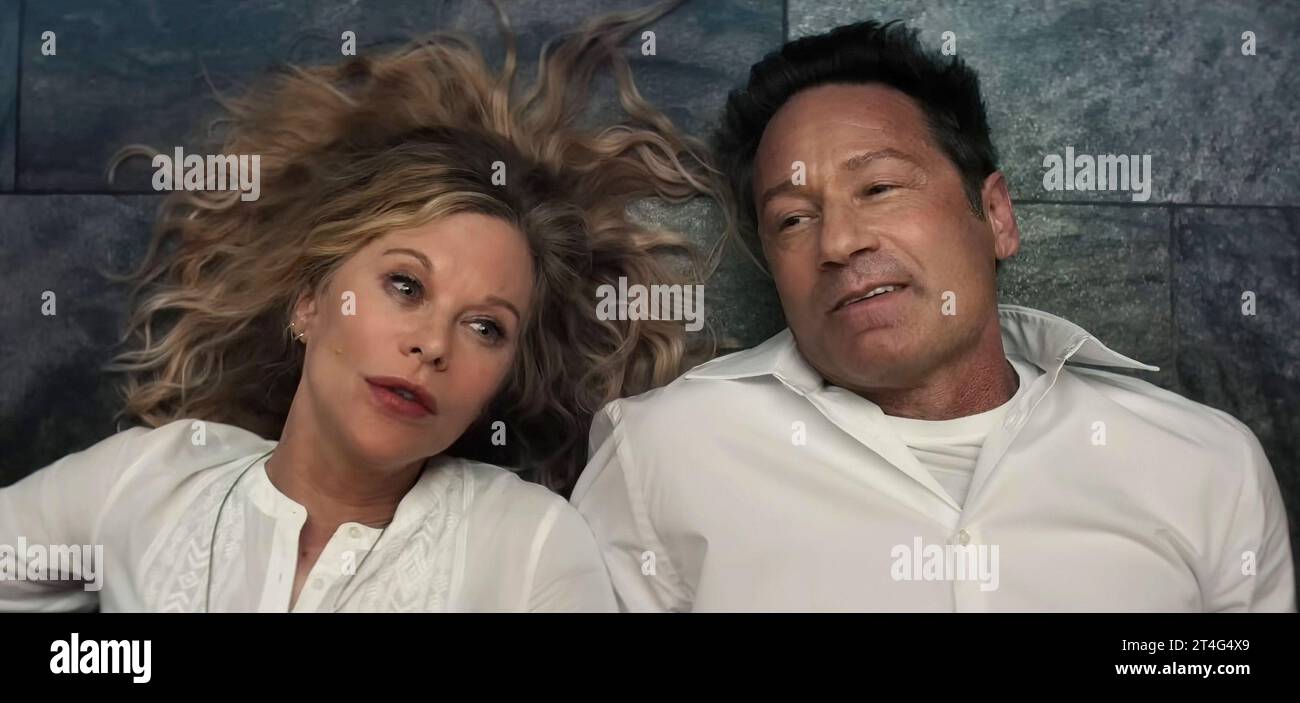 WHAT HAPPENS LATER, from left: Meg Ryan, David Duchovny, 2023 ... WHAT HAPPENS LATER, from left: Meg Ryan, David Duchovny, 2023 ...