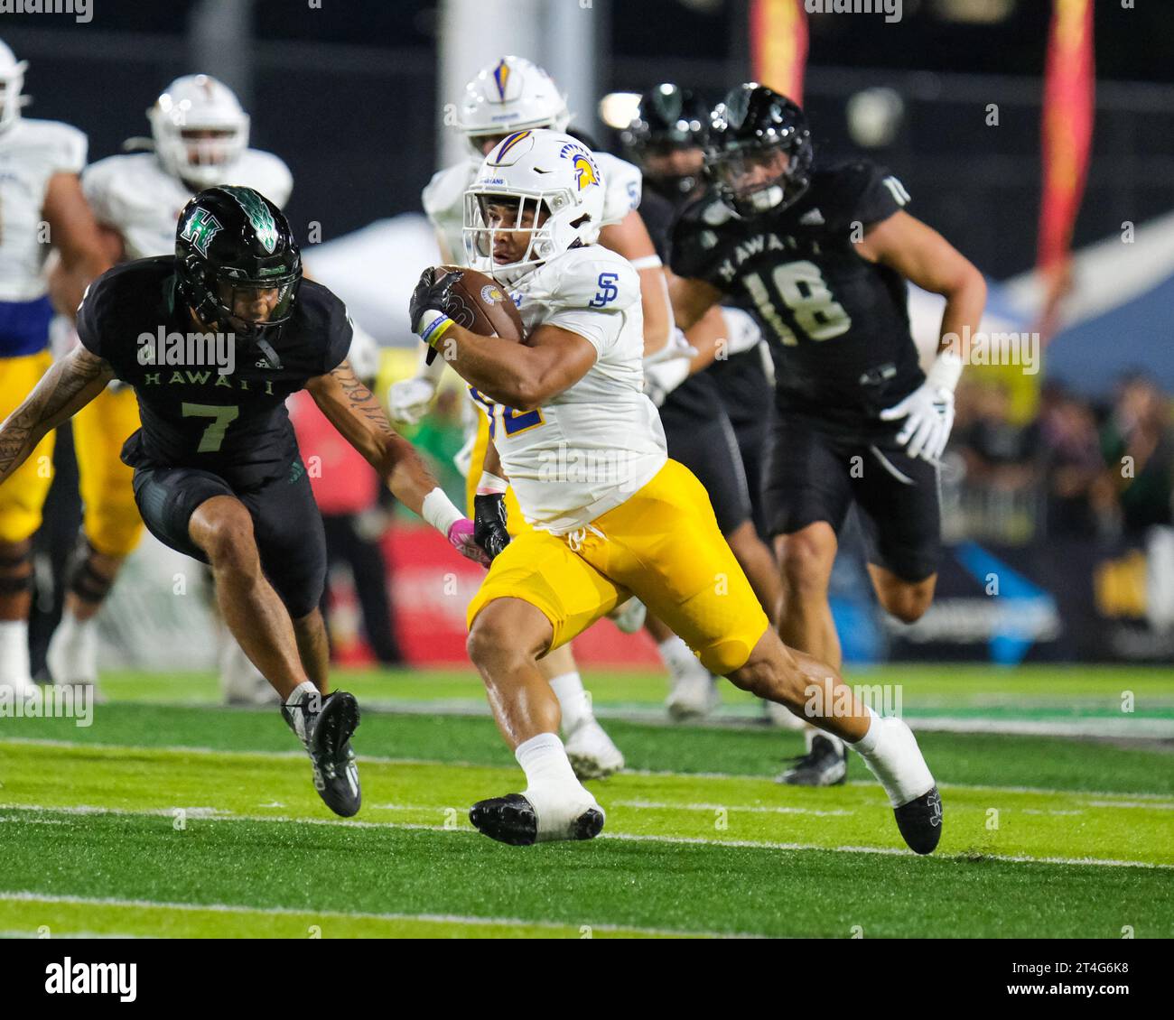 October 28, 2023: San Jose State Spartans running back Kairee Robinson ...