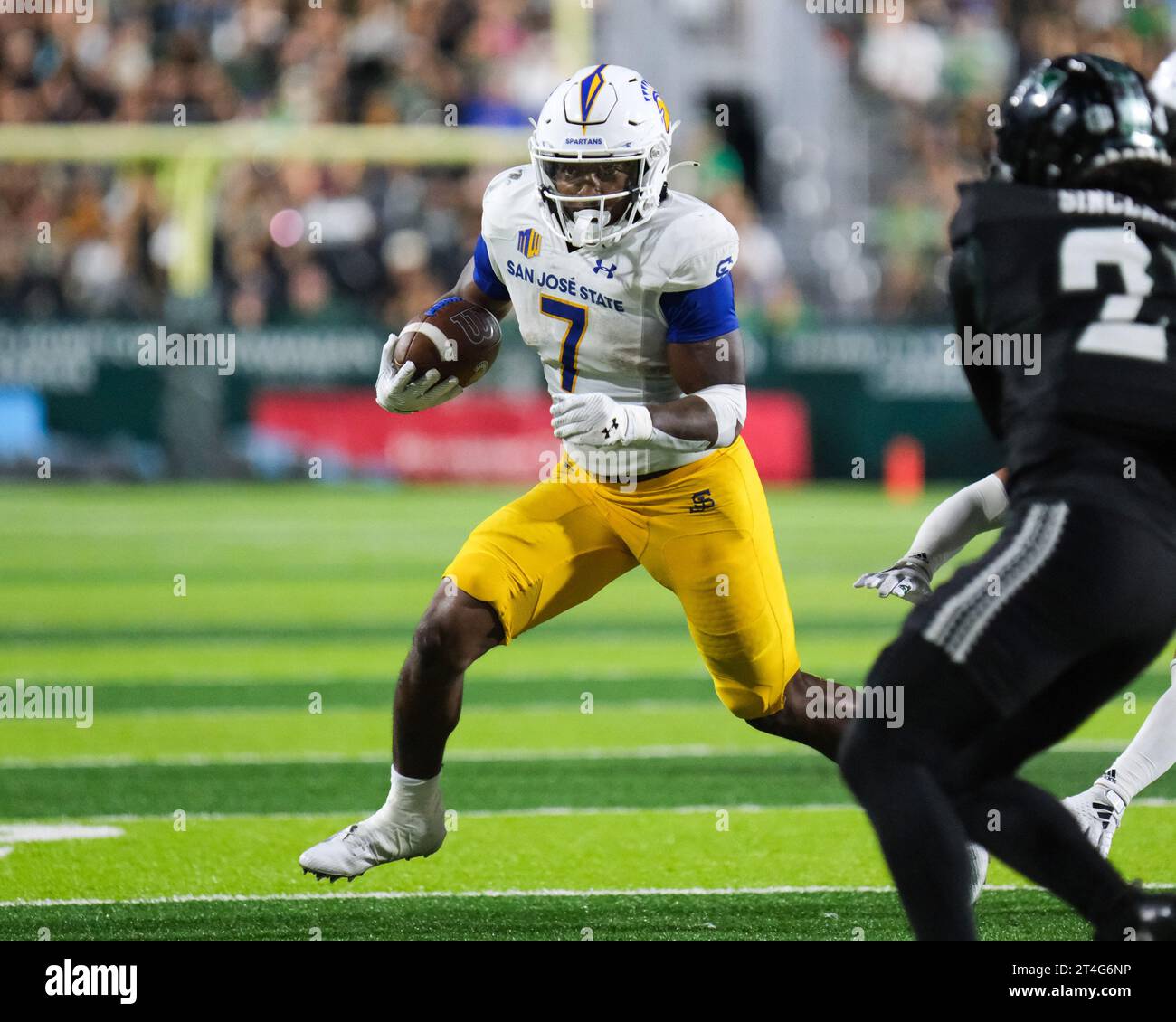 October 28, 2023: San Jose State Spartans running back Quali Conley #7 ...