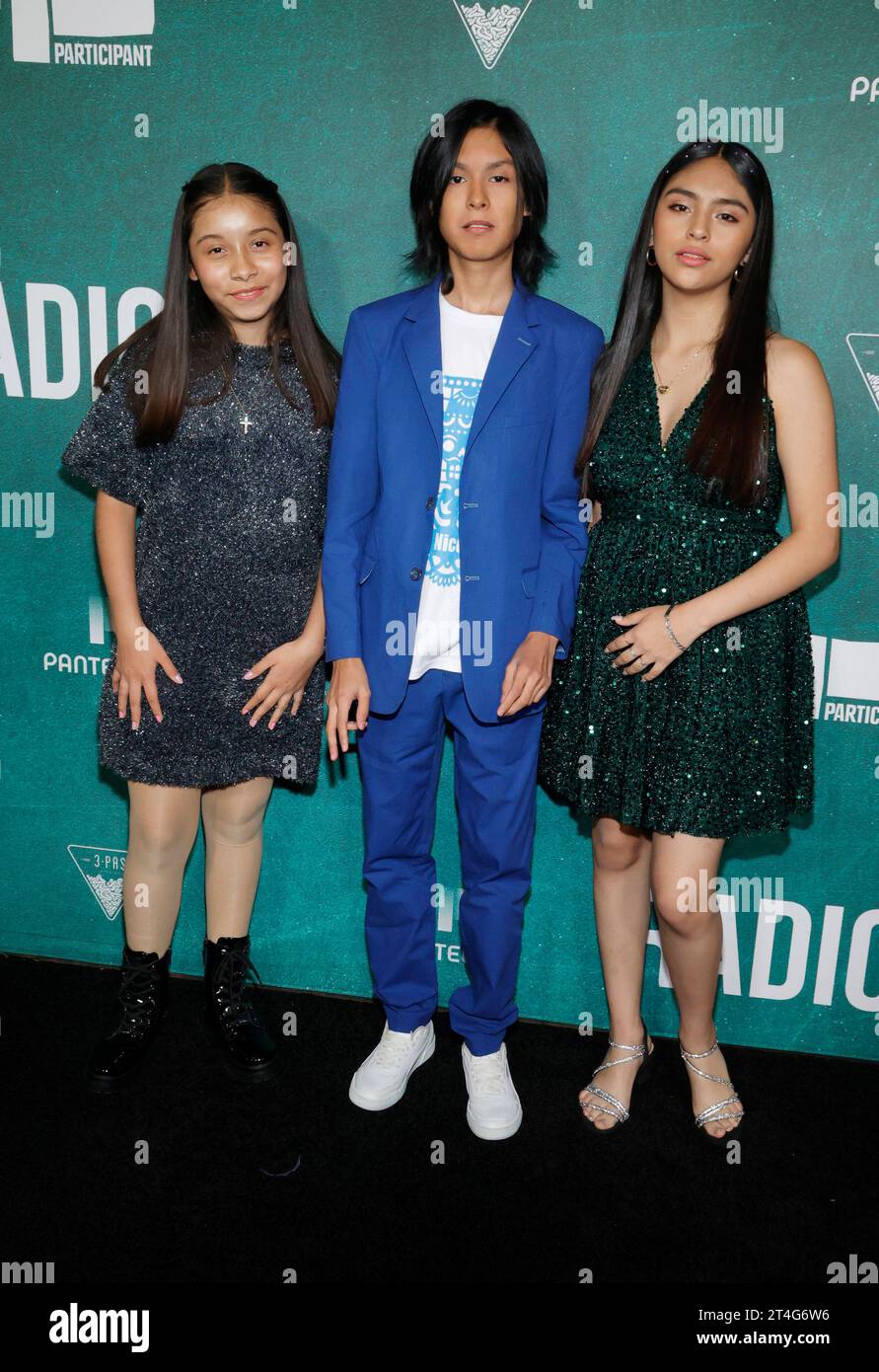 LOS ANGELES, CA - OCTOBER 30: Mia Fernanda Solis, Danilo Guardiola and ...