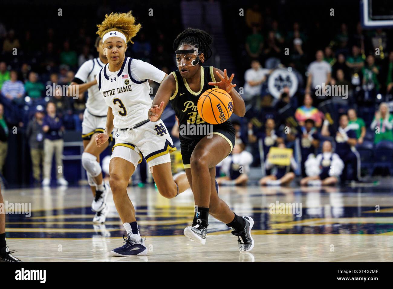 October 30, 2023: Purdue Northwest guard Dash Shaw (32) drives to the ...