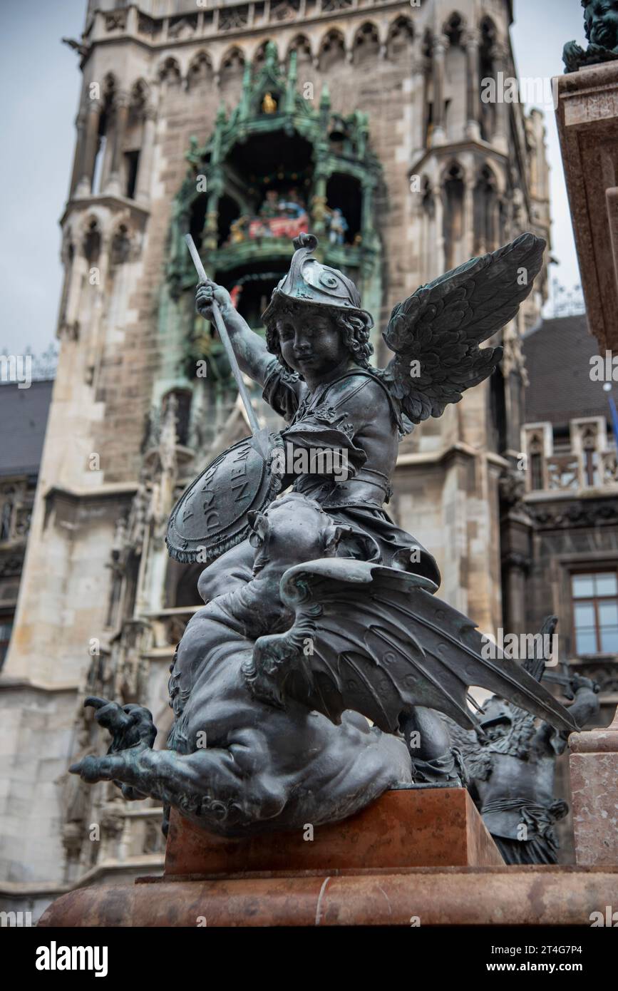 Putto created by Ferdinand Murmann at the corner of Mary's column in ...