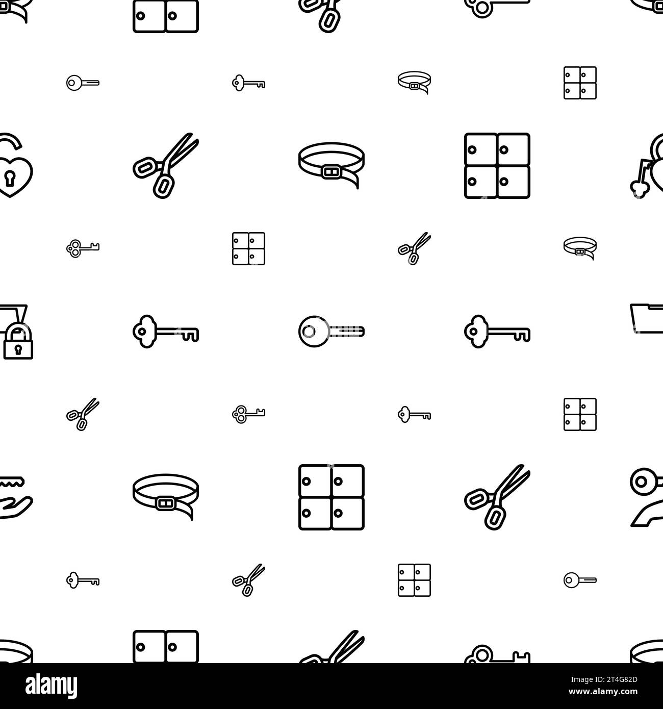 Close icons pattern seamless white background Vector Image Stock Vector ...