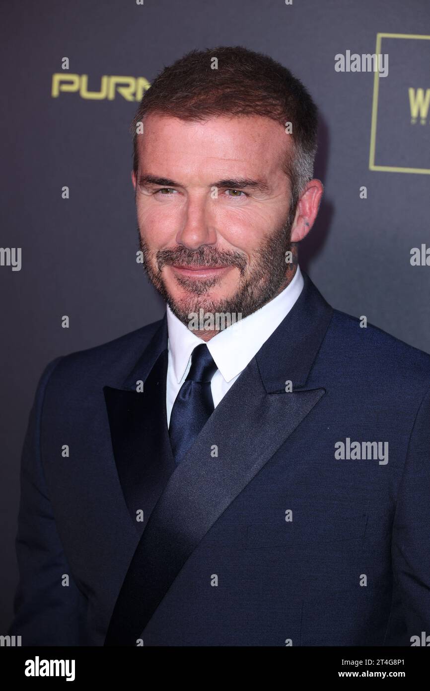 Paris, France. 30th October, 2023. David Beckham arrives at the Ballon ...