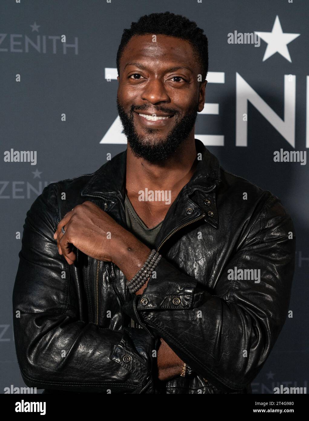 Aldis Hodge attends launch of limited edition of watch with green color ...