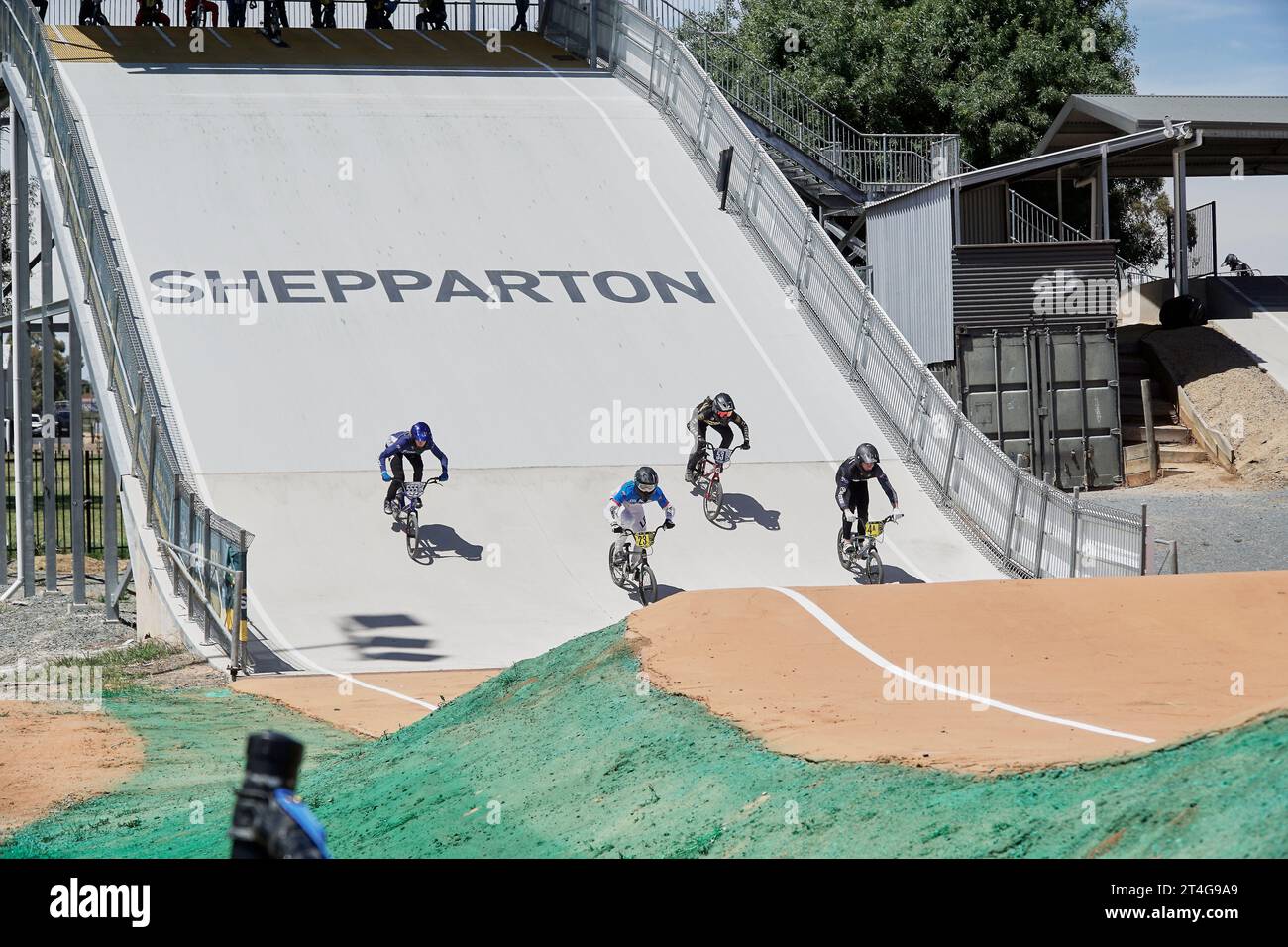 Shepparton Victoria Australia 30th October 2023. The Shepparton BMX ...