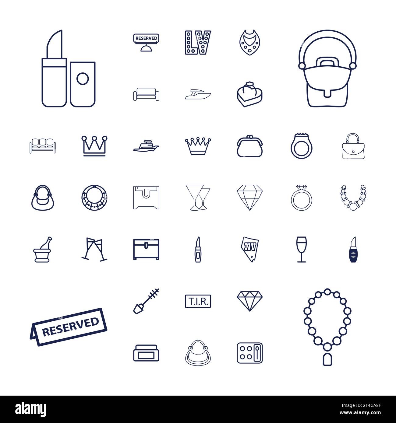 Champagne chest Stock Vector Images - Alamy