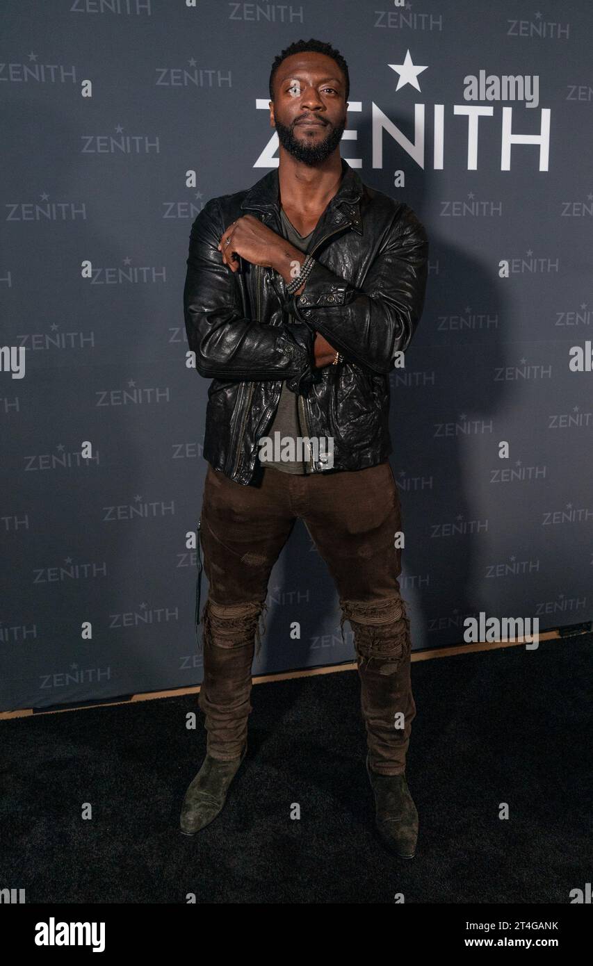 New York, USA. 30th Oct, 2023. Aldis Hodge attends launch of limited ...