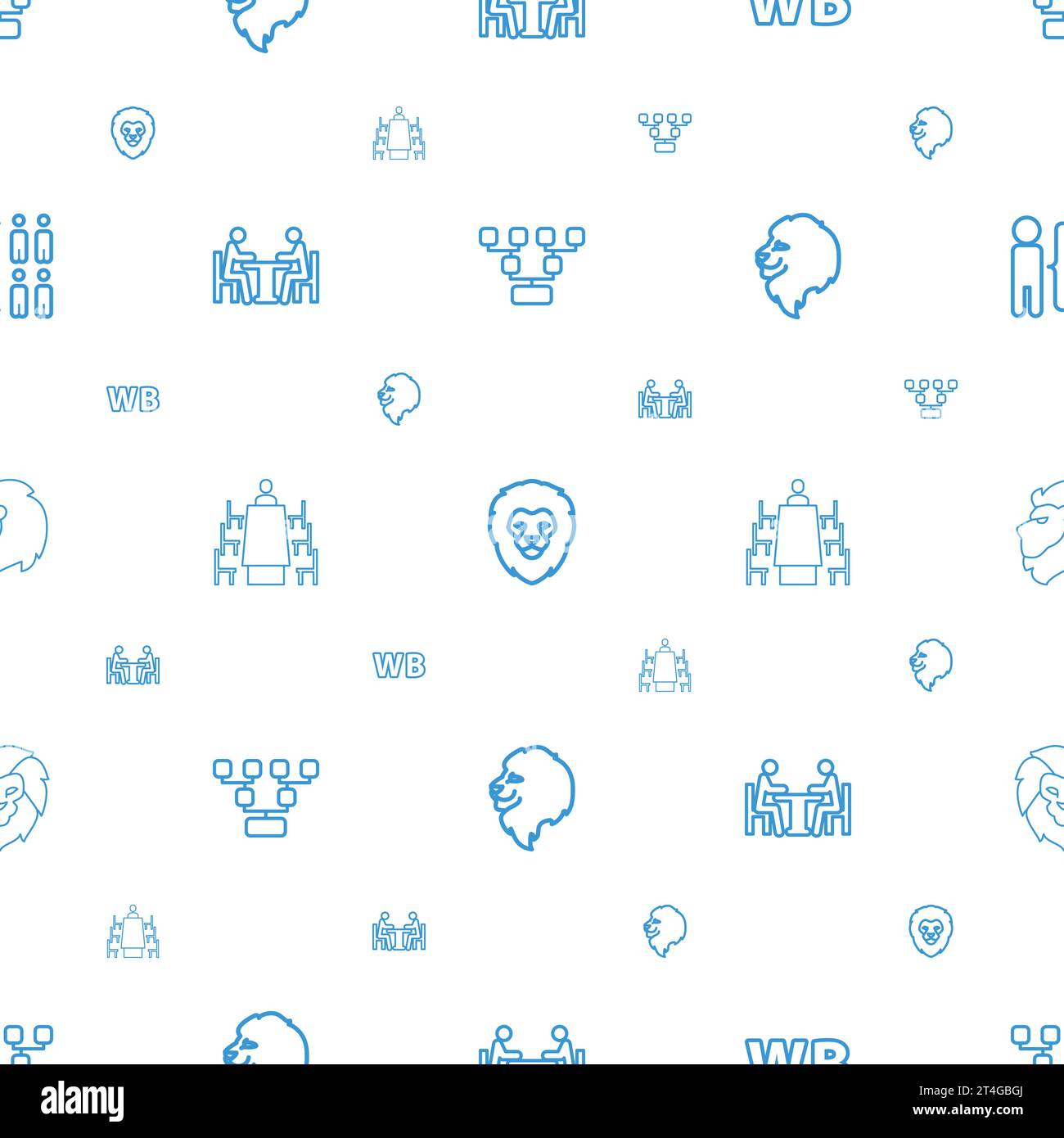 Company icons pattern seamless white background Vector Image Stock ...