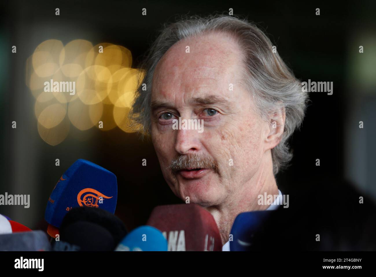 FILE - The United Nations special envoy for Syria, Geir Pedersen ...