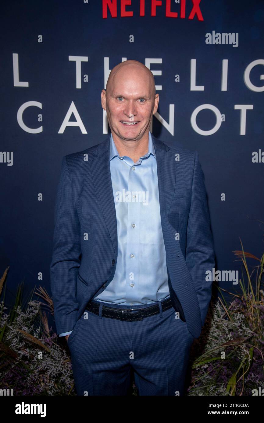 New York, United States. 30th Oct, 2023. Author Anthony Doerr attends ...