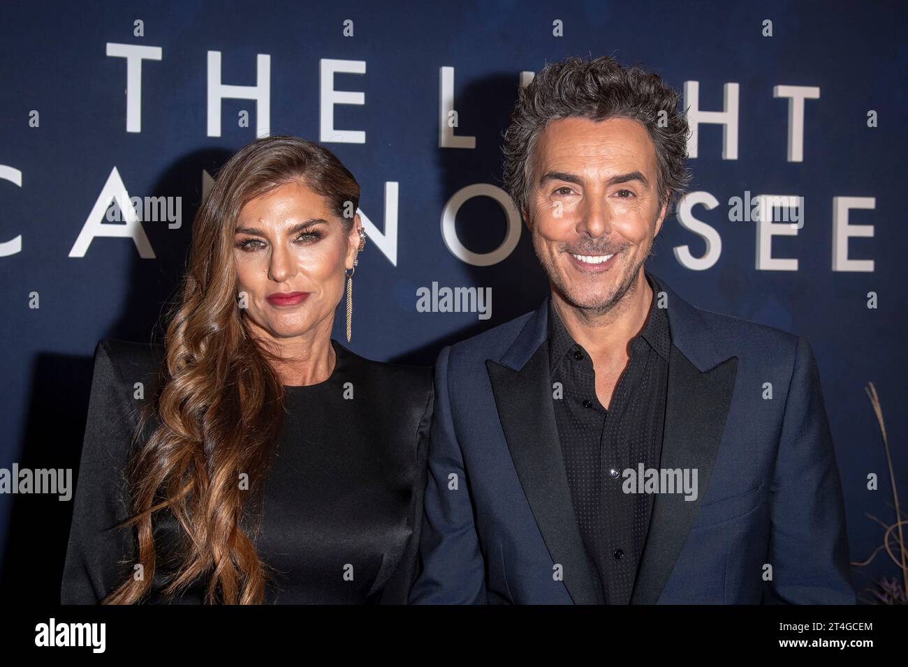 New York, United States. 30th Oct, 2023. Serena Levy and Shawn Levy ...