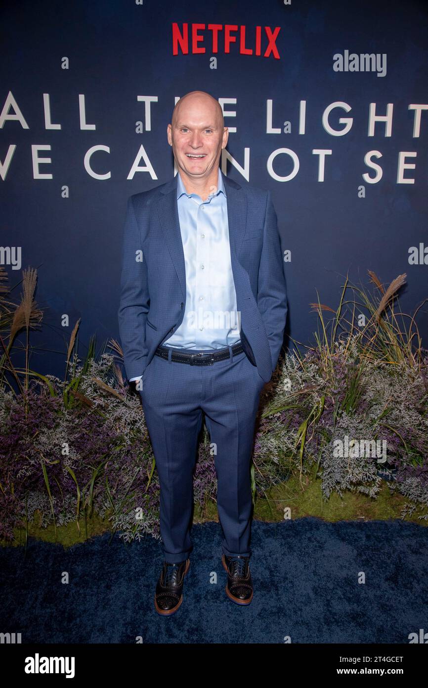 New York, United States. 30th Oct, 2023. Author Anthony Doerr attends ...