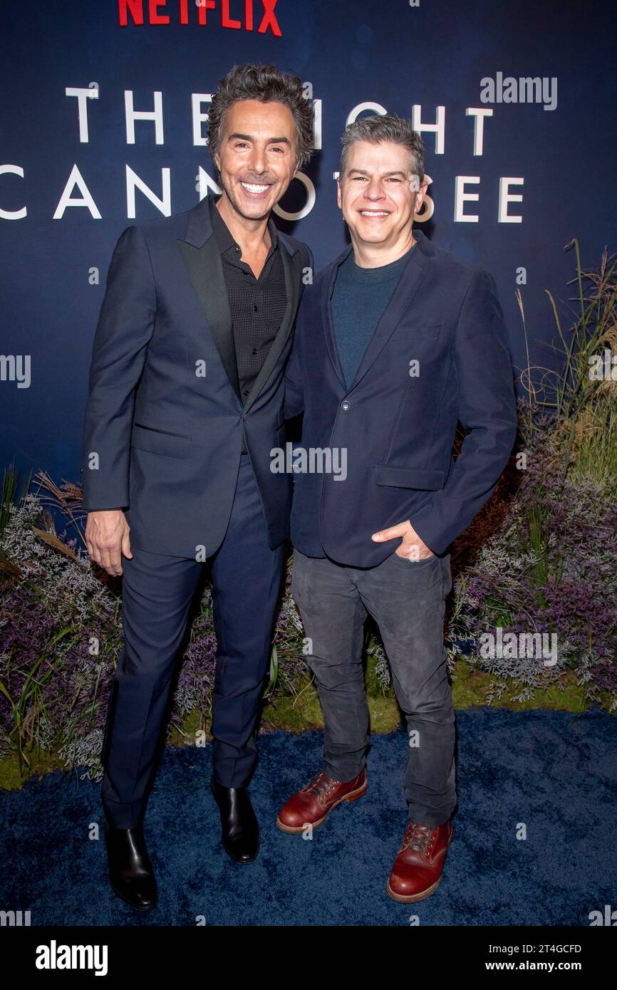 New York, United States. 30th Oct, 2023. Shawn Levy and Dan Levine ...
