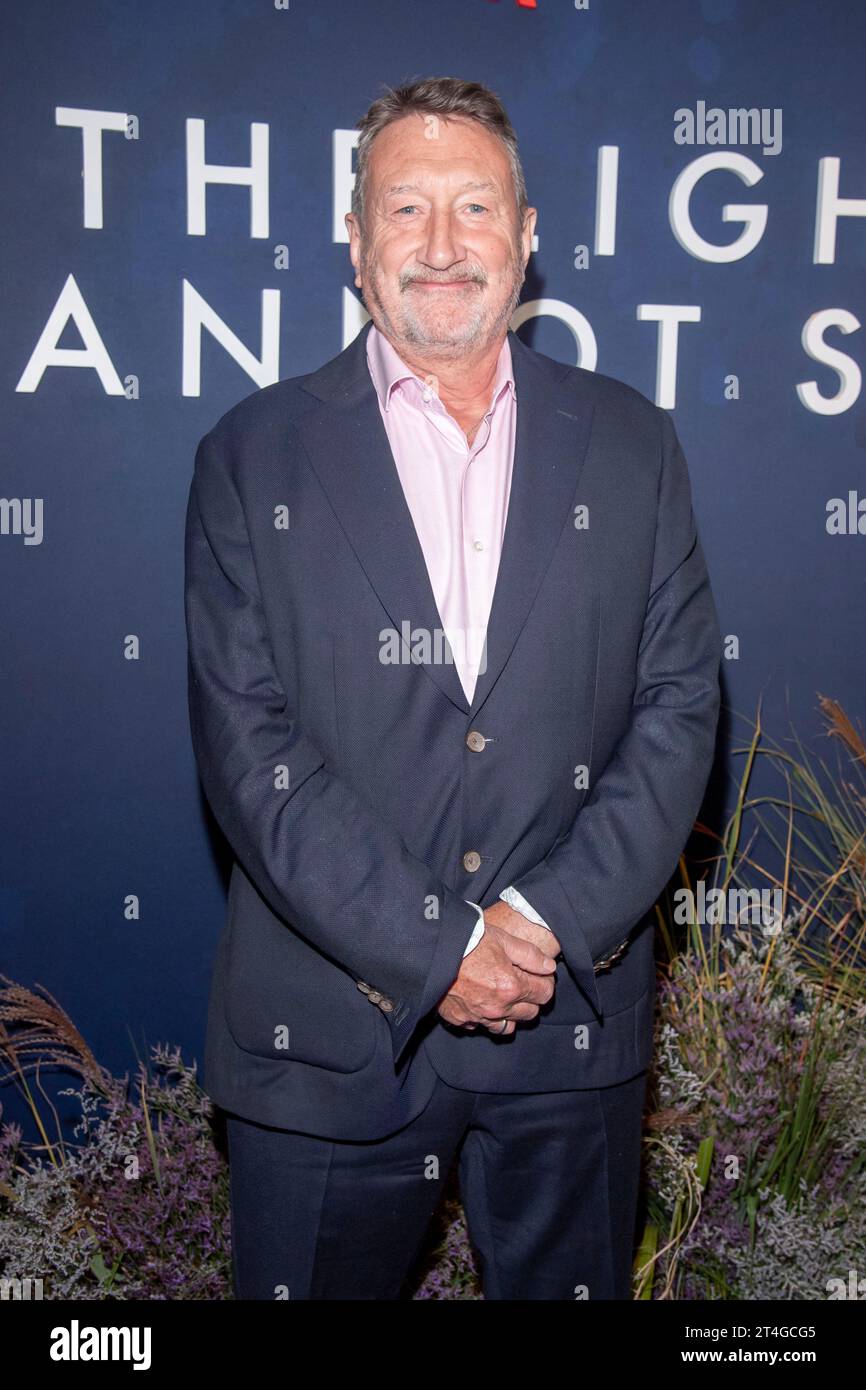 New York, United States. 30th Oct, 2023. Screenwriter Steven Knight ...