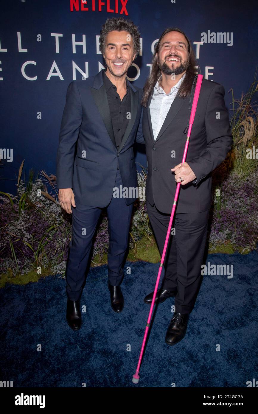 New York, United States. 30th Oct, 2023. Shawn Levy and Joe Strechay ...