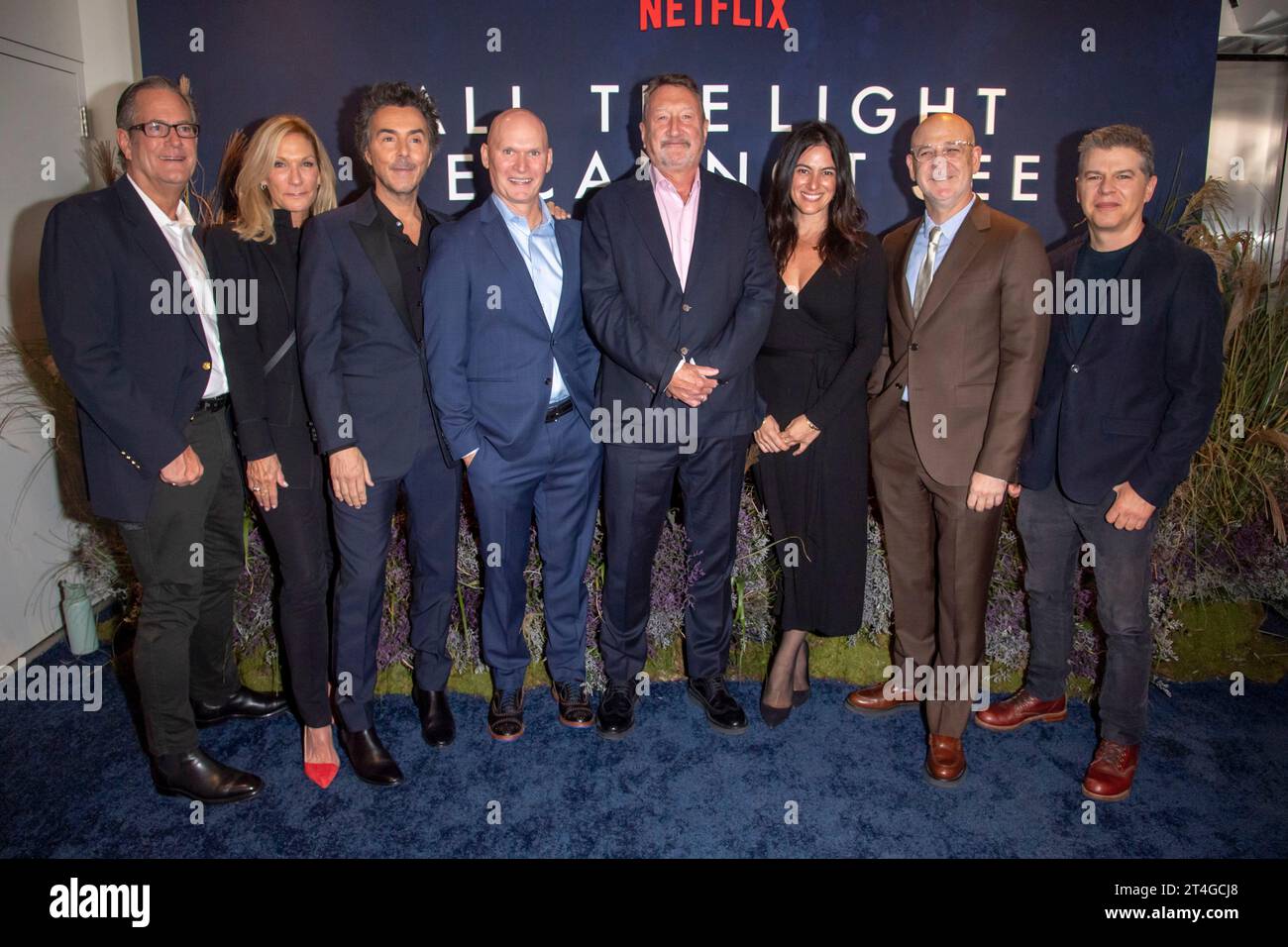 New York, United States. 30th Oct, 2023. (L-R) Josh McLaglen, Mary ...