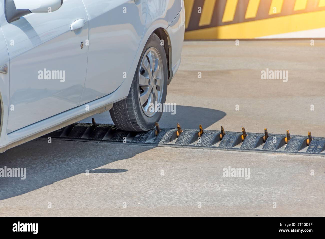 Spikes barrier are frequently used to enforce a directional flow in a ...