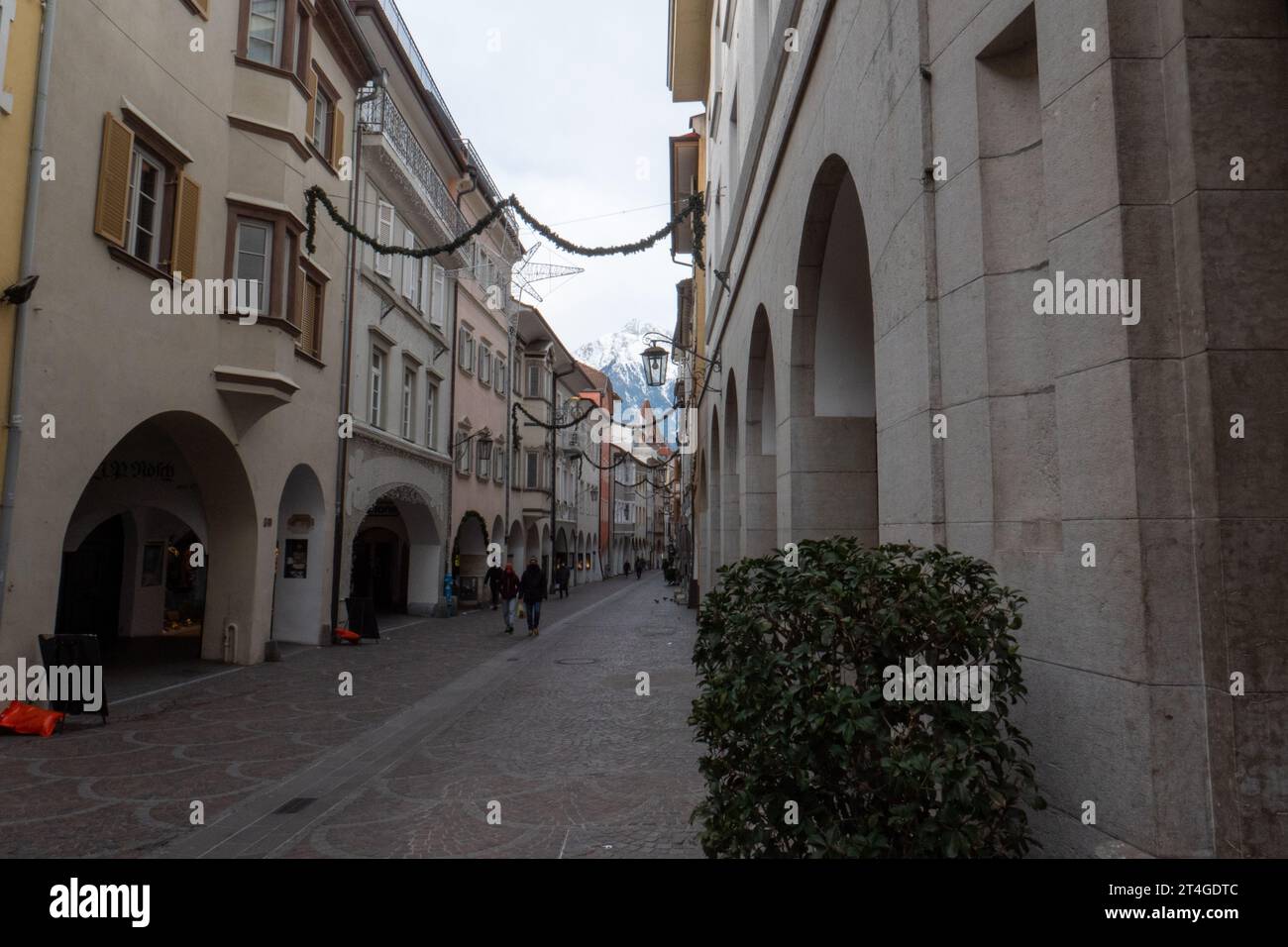 Merano city center sightseen photo Stock Photo - Alamy