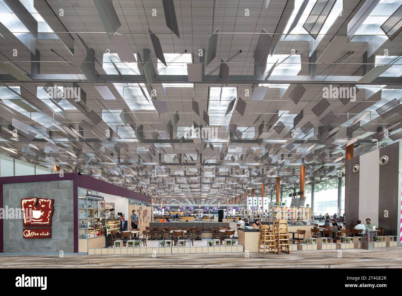 Singapore Changi Airport's interior is a stunning blend of modernity ...