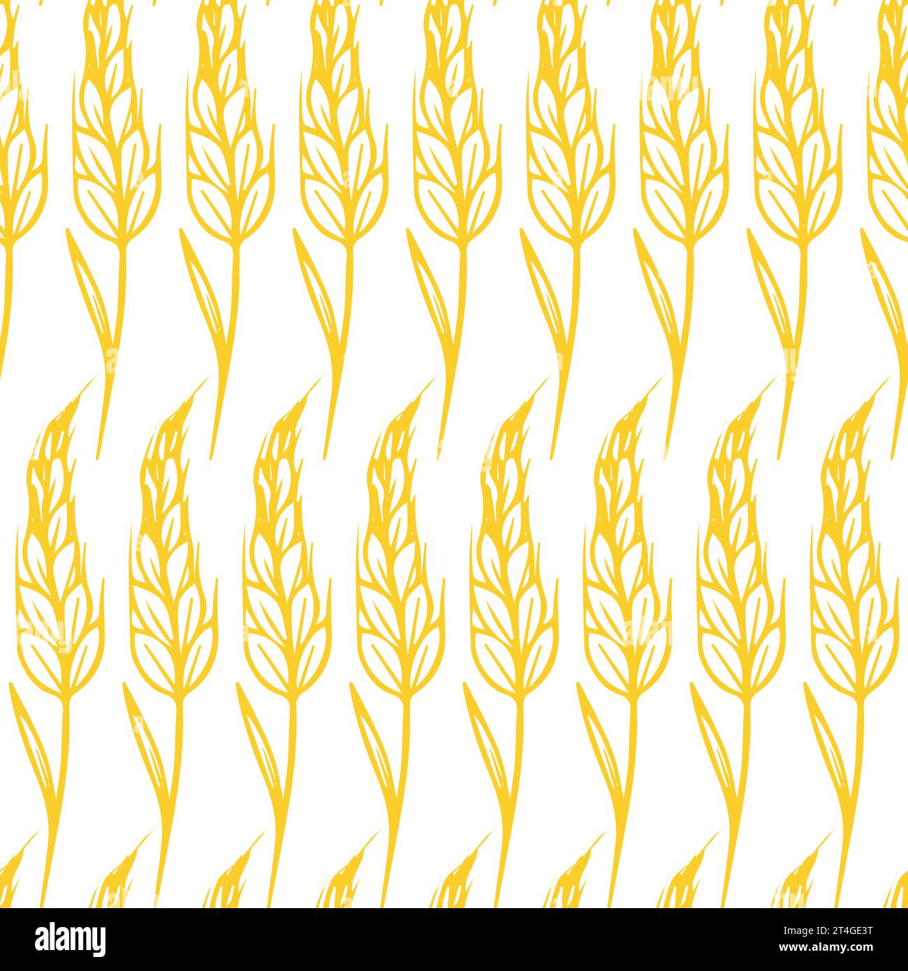 Wheat Natural Seamless Pattern Stock Vector Image & Art - Alamy