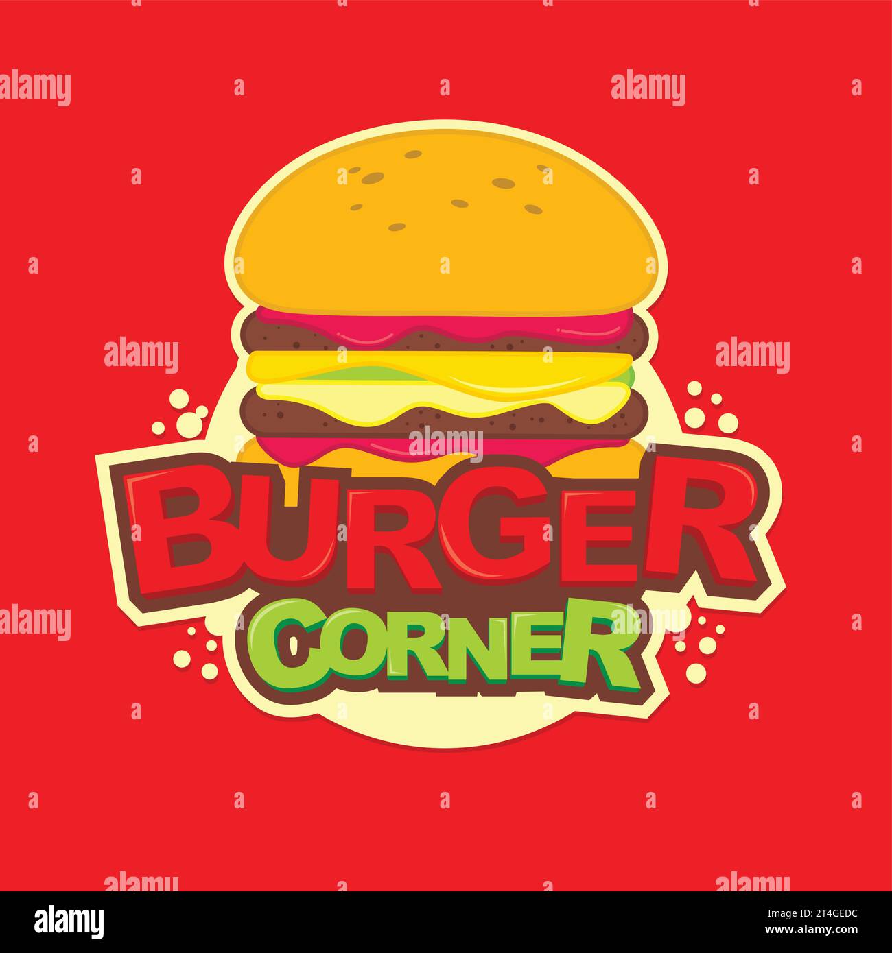 American corner logo Stock Vector Images - Alamy