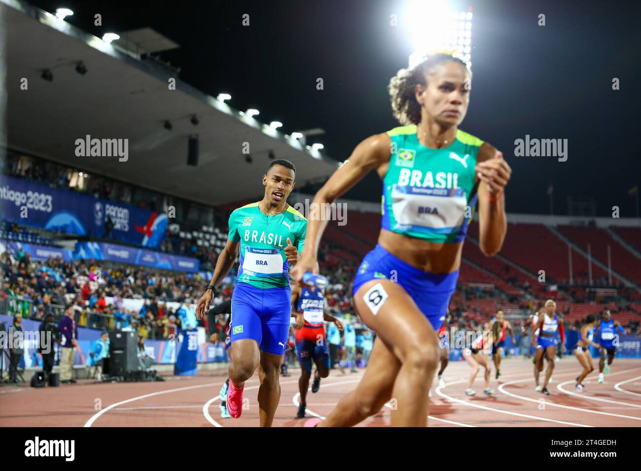 Santiago, Chile. 30th Oct, 2023. ATHLETICS/FINALS/TEST/MEN/GAMES/PAN ...