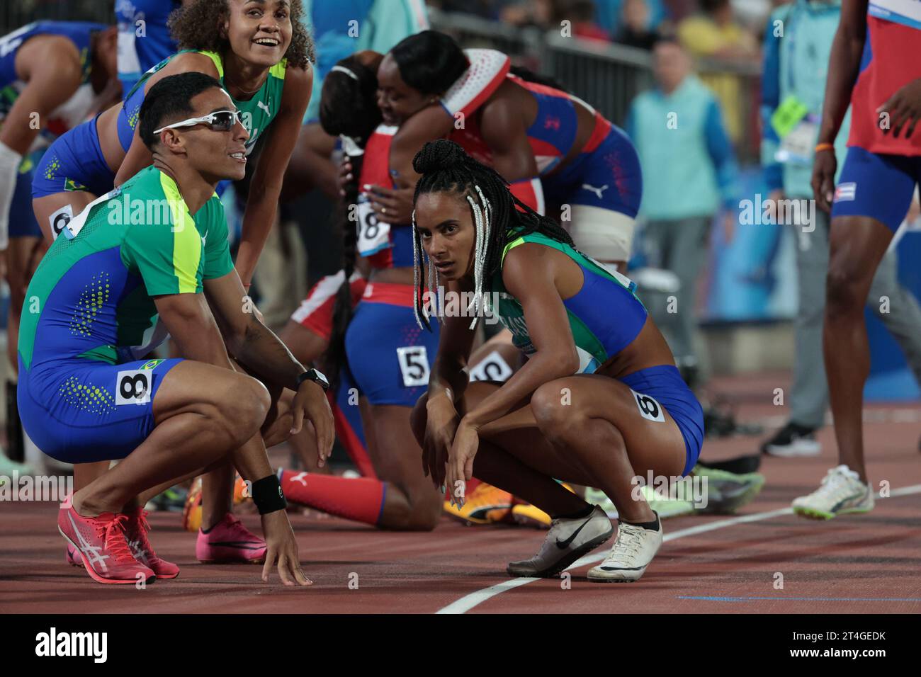 Santiago, Chile. 30th Oct, 2023. ATHLETICS/FINALS/TEST/MEN/GAMES/PAN ...
