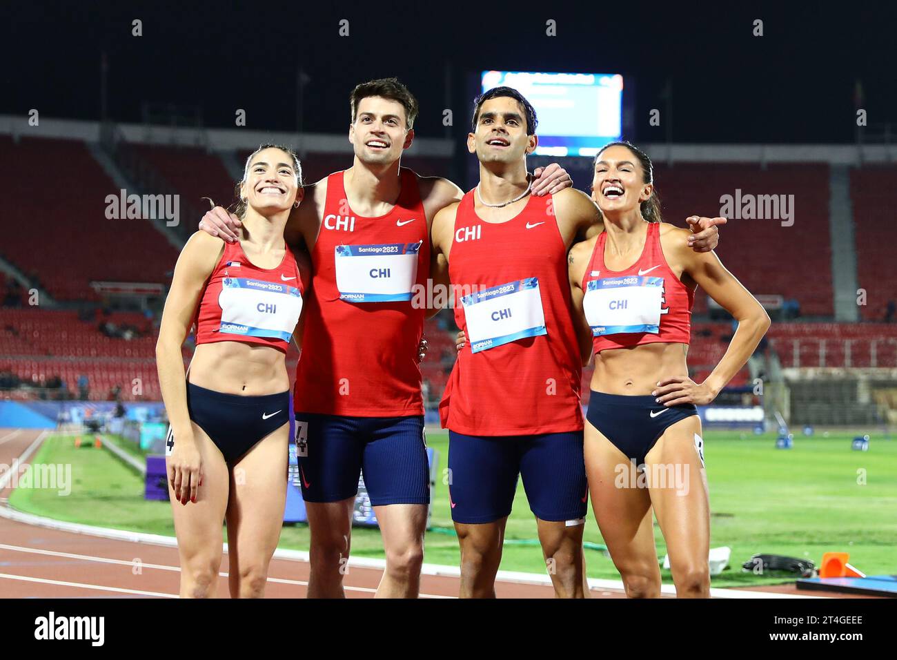 Santiago, Chile. 30th Oct, 2023. ATHLETICS/FINALS/TEST/MEN/GAMES/PAN ...