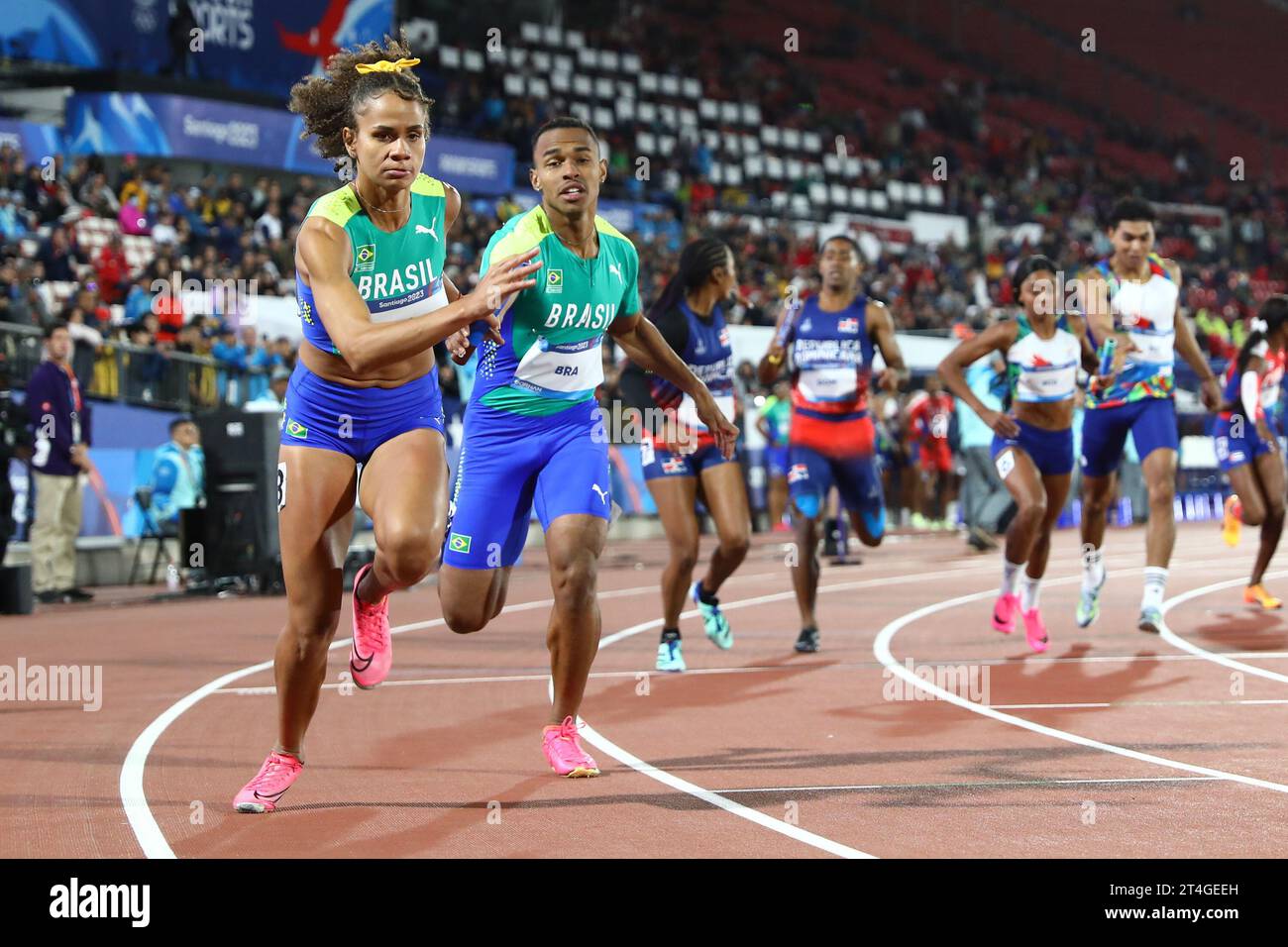 Santiago, Chile. 30th Oct, 2023. ATHLETICS/FINALS/TEST/MEN/GAMES/PAN ...