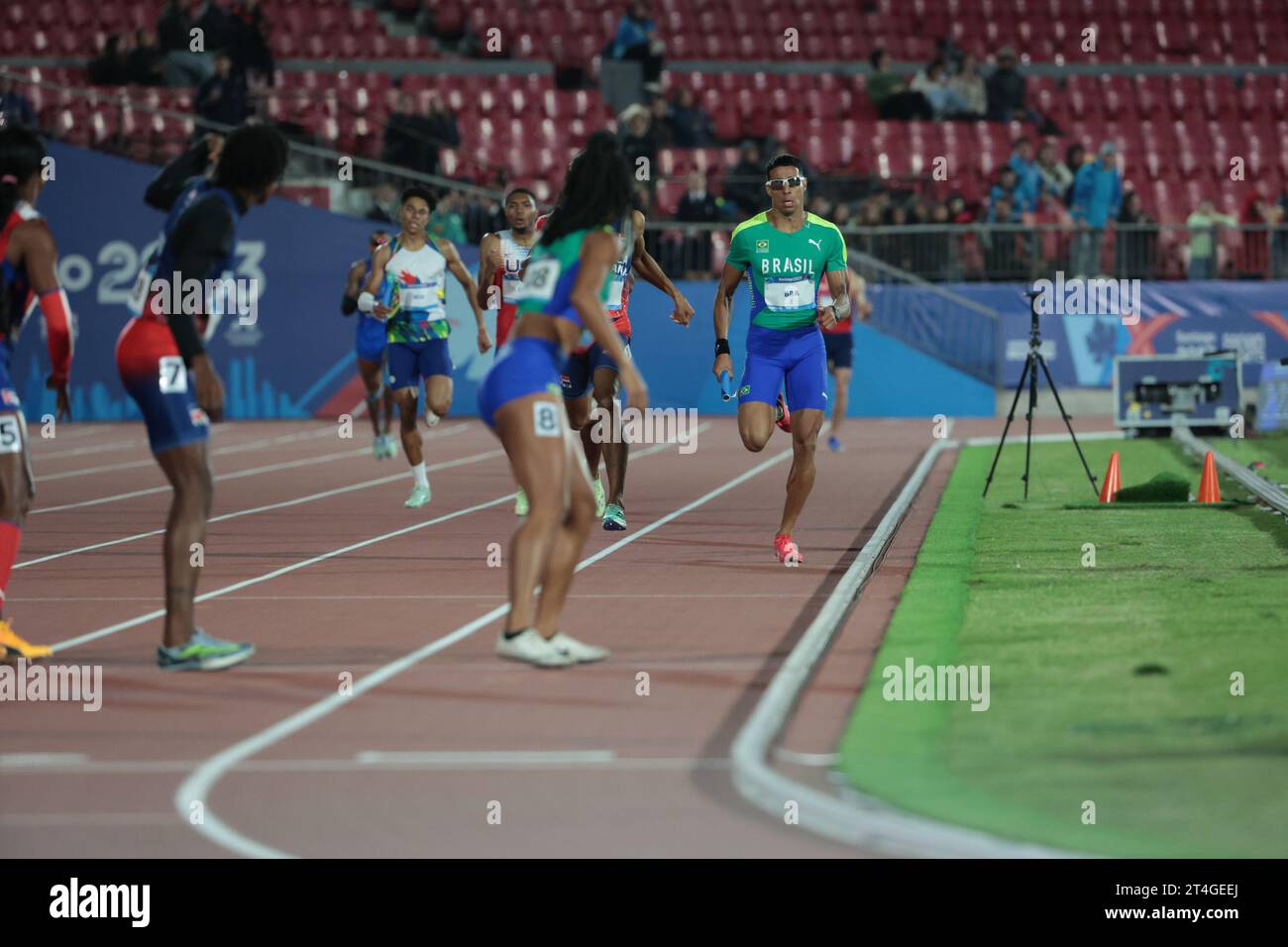 Santiago, Chile. 30th Oct, 2023. ATHLETICS/FINALS/TEST/MEN/GAMES/PAN ...