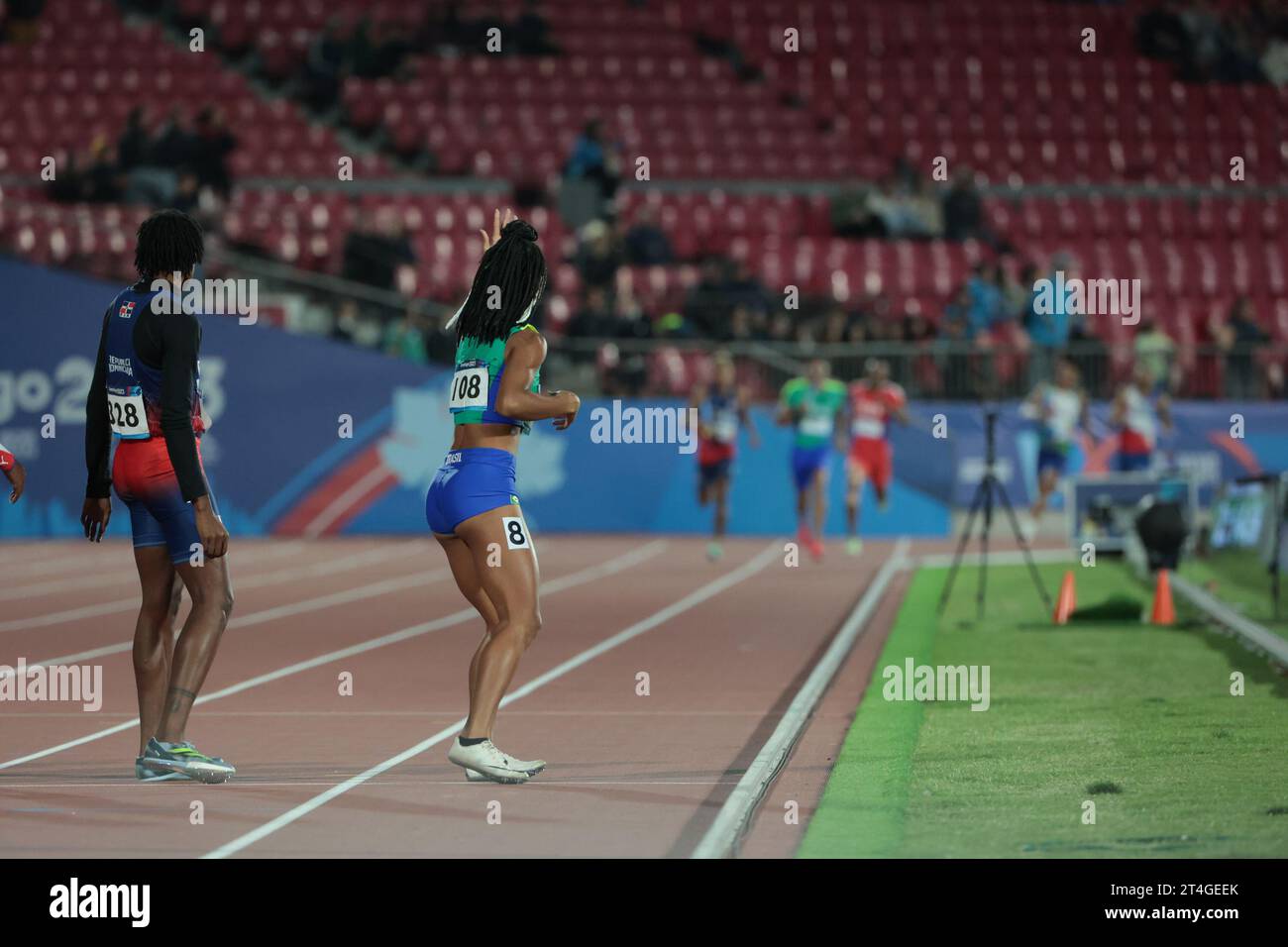 Santiago, Chile. 30th Oct, 2023. ATHLETICS/FINALS/TEST/MEN/GAMES/PAN ...