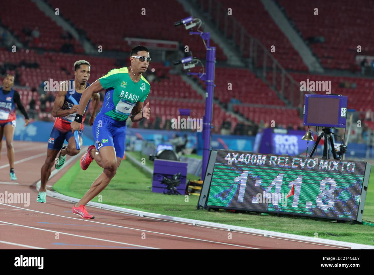 Santiago, Chile. 30th Oct, 2023. ATHLETICS/FINALS/TEST/MEN/GAMES/PAN ...