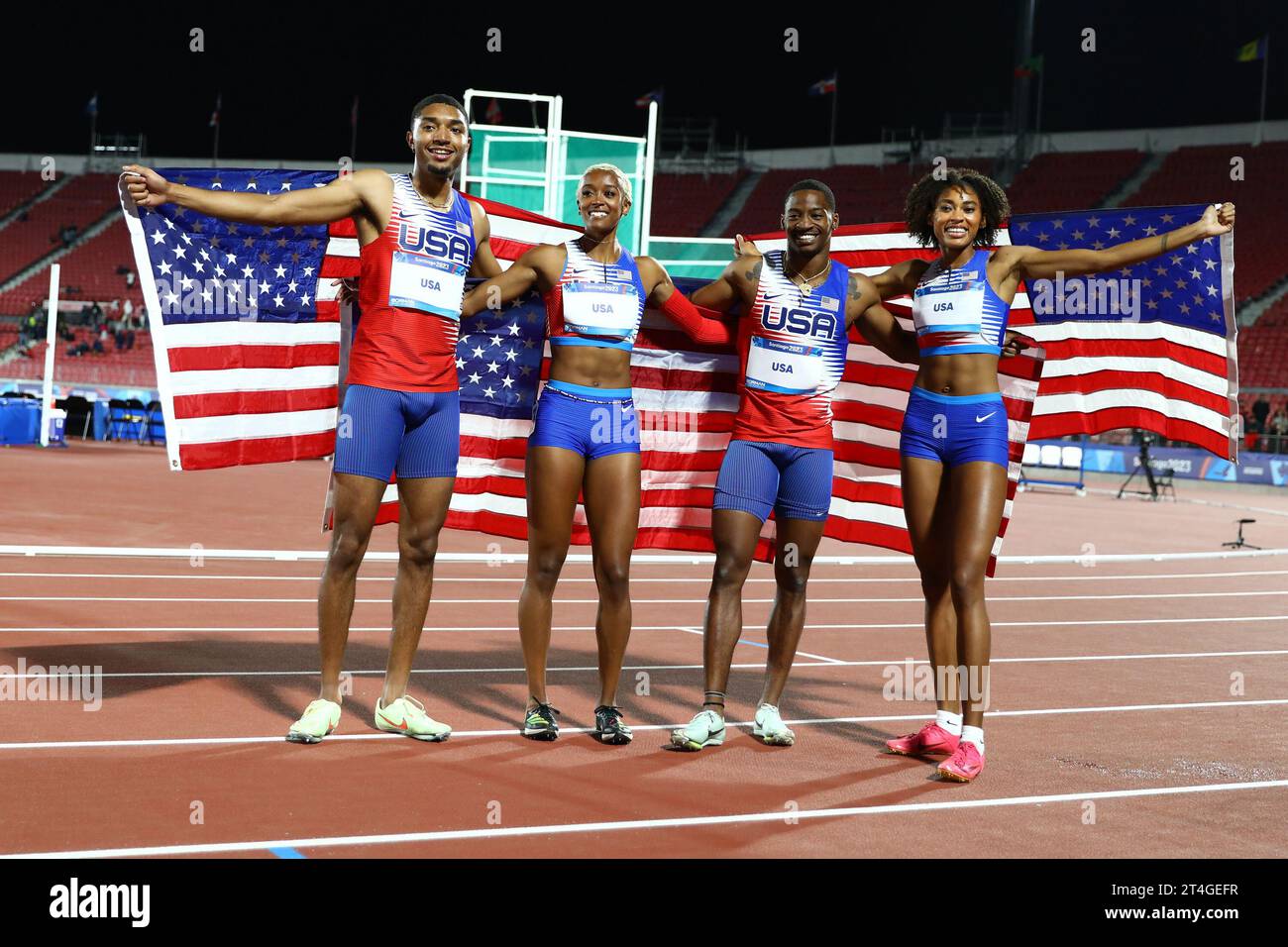 Santiago, Chile. 30th Oct, 2023. ATHLETICS/FINALS/TEST/MEN/GAMES/PAN ...