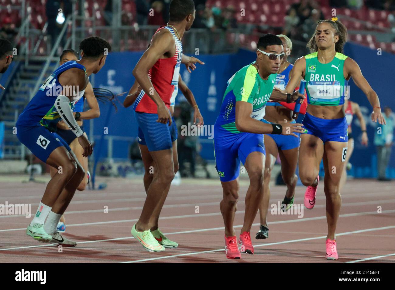 Santiago, Chile. 30th Oct, 2023. ATHLETICS/FINALS/TEST/MEN/GAMES/PAN ...