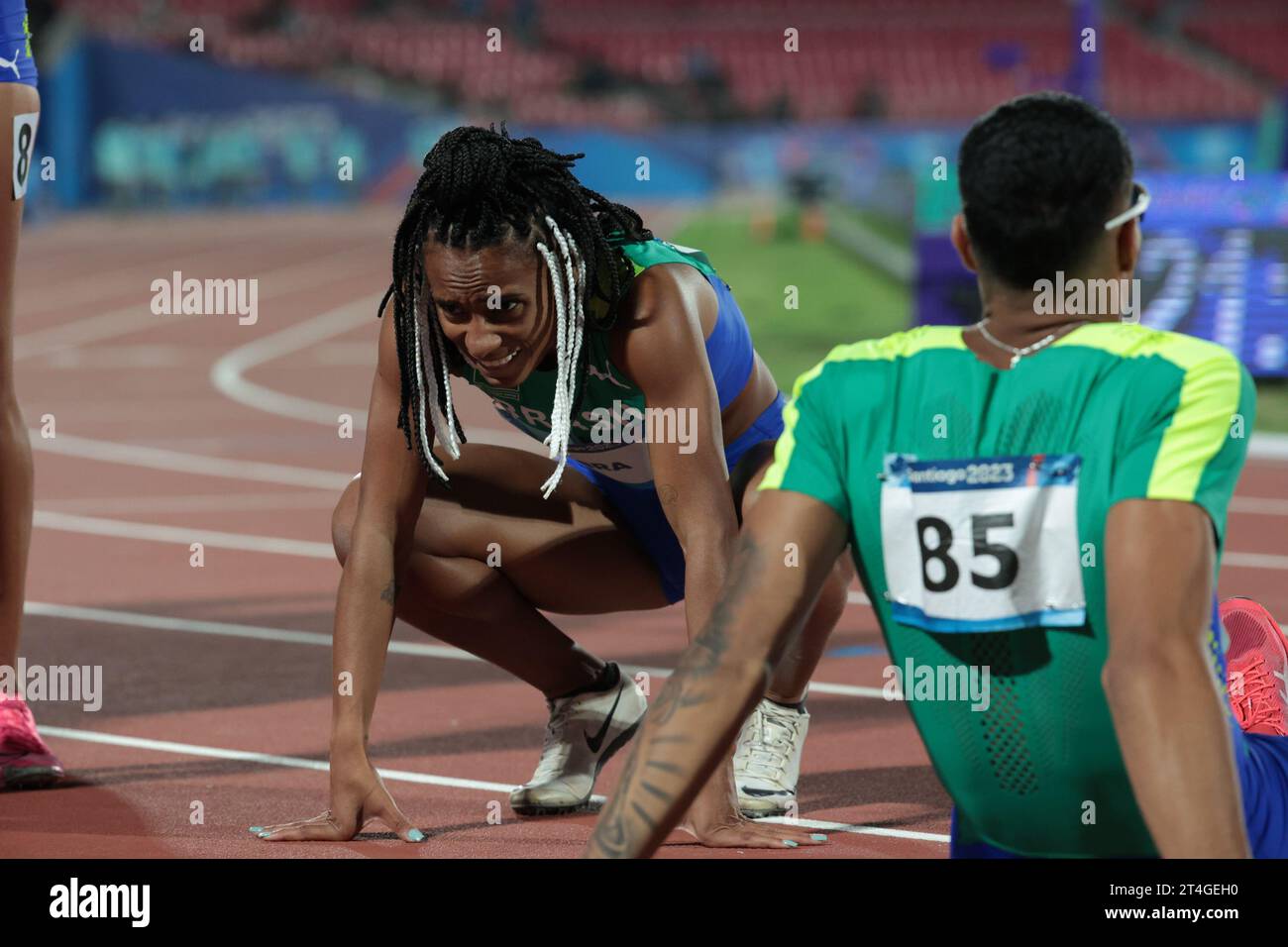 Santiago, Chile. 30th Oct, 2023. ATHLETICS/FINALS/TEST/MEN/GAMES/PAN ...
