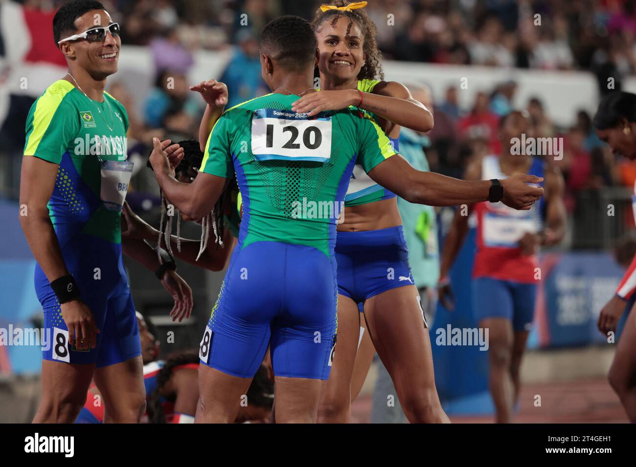 Santiago, Chile. 30th Oct, 2023. ATHLETICS/FINALS/TEST/MEN/GAMES/PAN ...