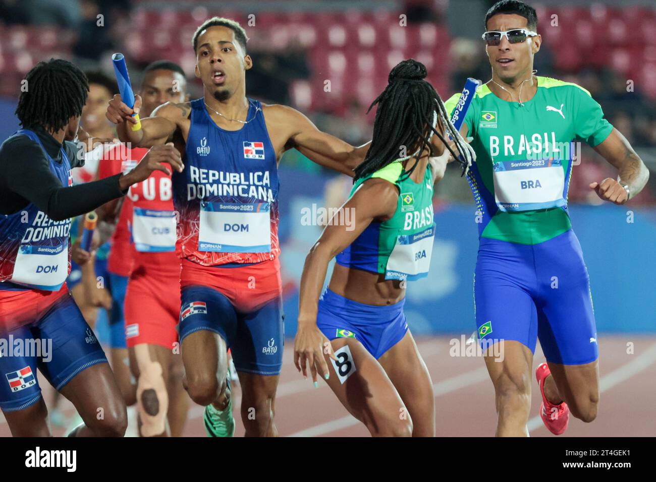 Santiago, Chile. 30th Oct, 2023. ATHLETICS/FINALS/TEST/MEN/GAMES/PAN ...