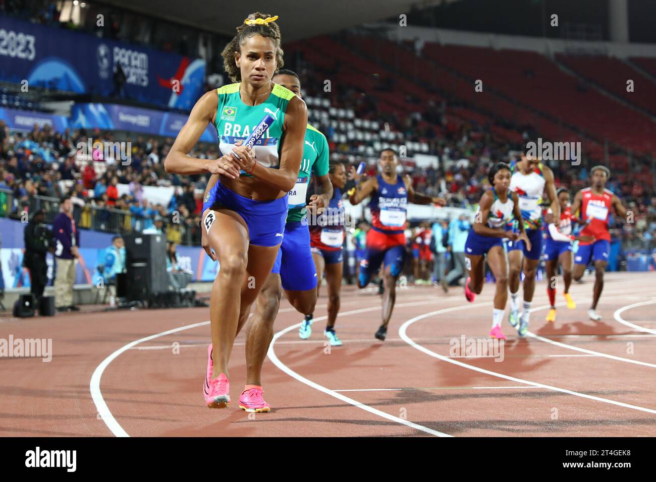 Santiago, Chile. 30th Oct, 2023. ATHLETICS/FINALS/TEST/MEN/GAMES/PAN ...